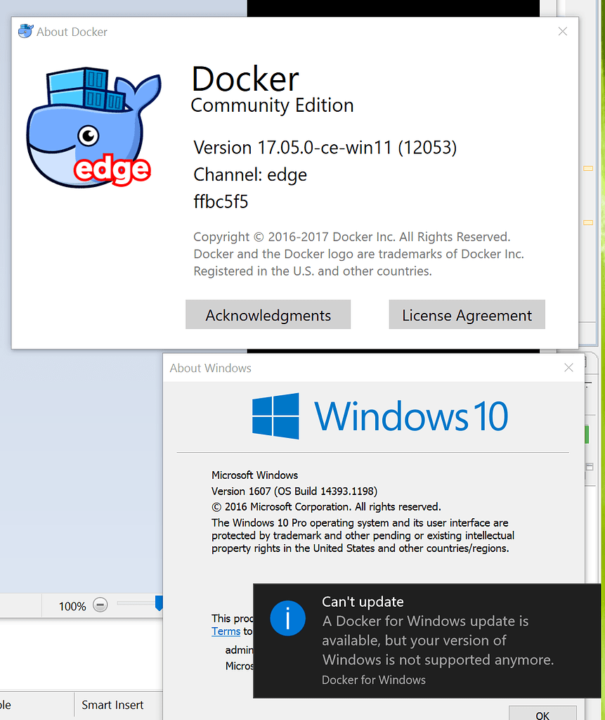 Windows 10 is too old? - Docker Desktop - Docker Community Forums