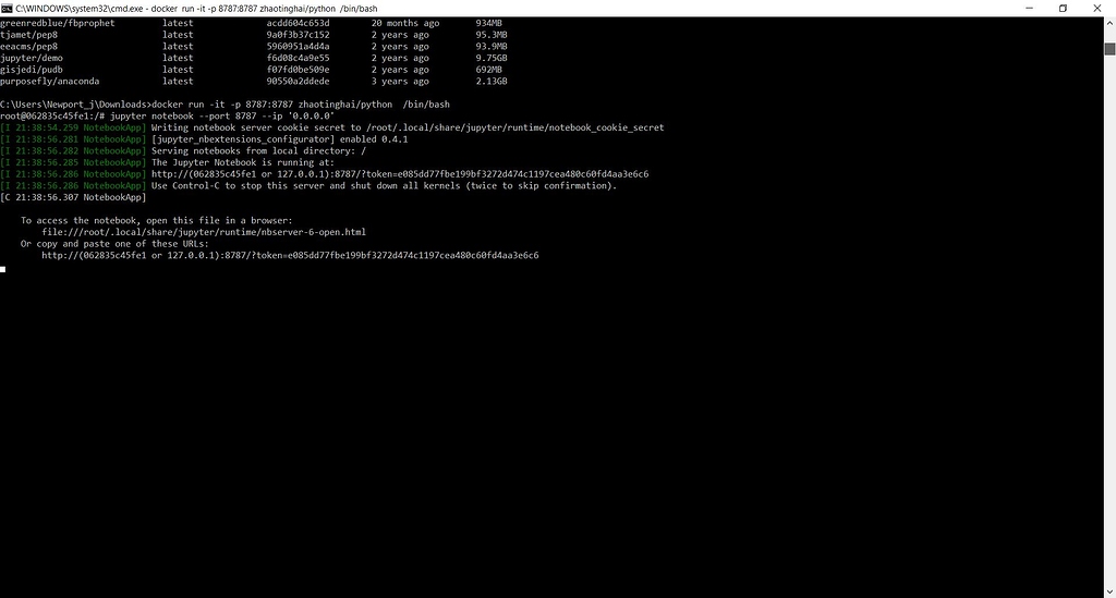 Running Jupyter Notebook port 8888 ip 0 0 0 0 General 