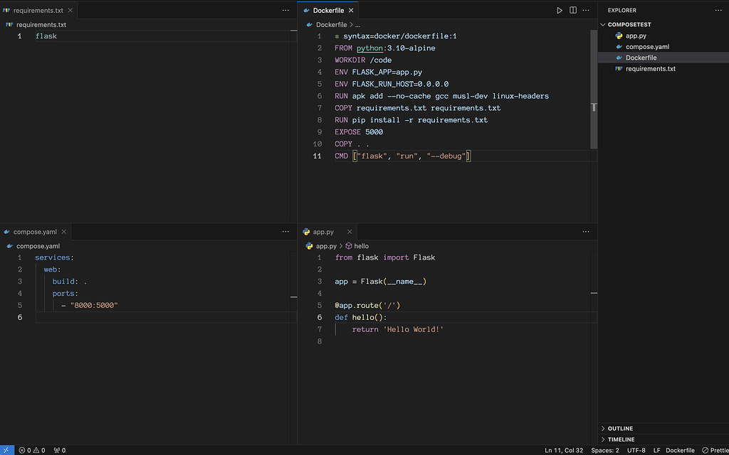 Need help with docker compose quickstart - Compose - Docker Community Forums