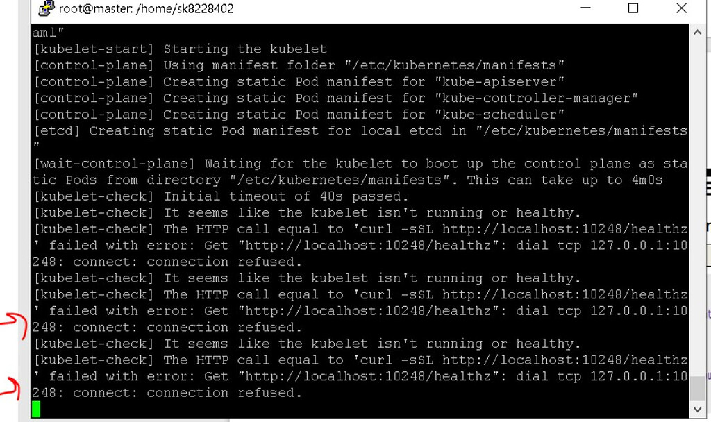 Not Able To Execute Kubeadm Init Command Successfully General Docker Community Forums