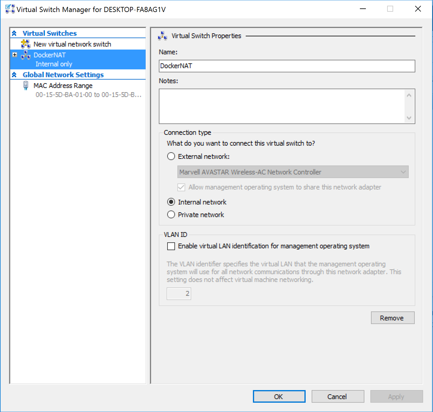 VM "MobyLinuxVM": The VM couldn't get an IP address after 60 tries - Docker Desktop - Docker ...