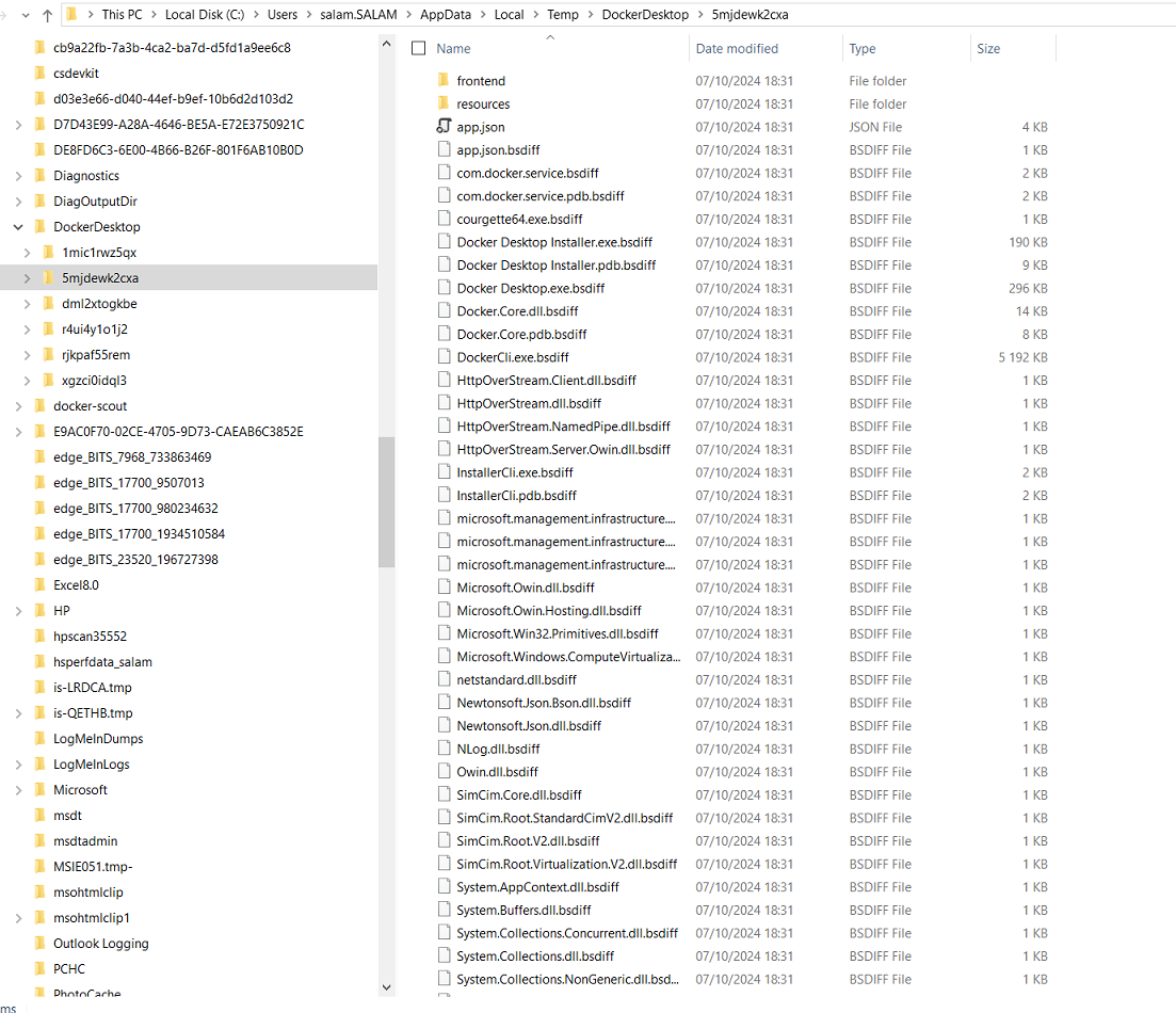 Is It Safe To Delete Dockerdesktop Directory In Appdata Local Temp Dockerdesktop Docker