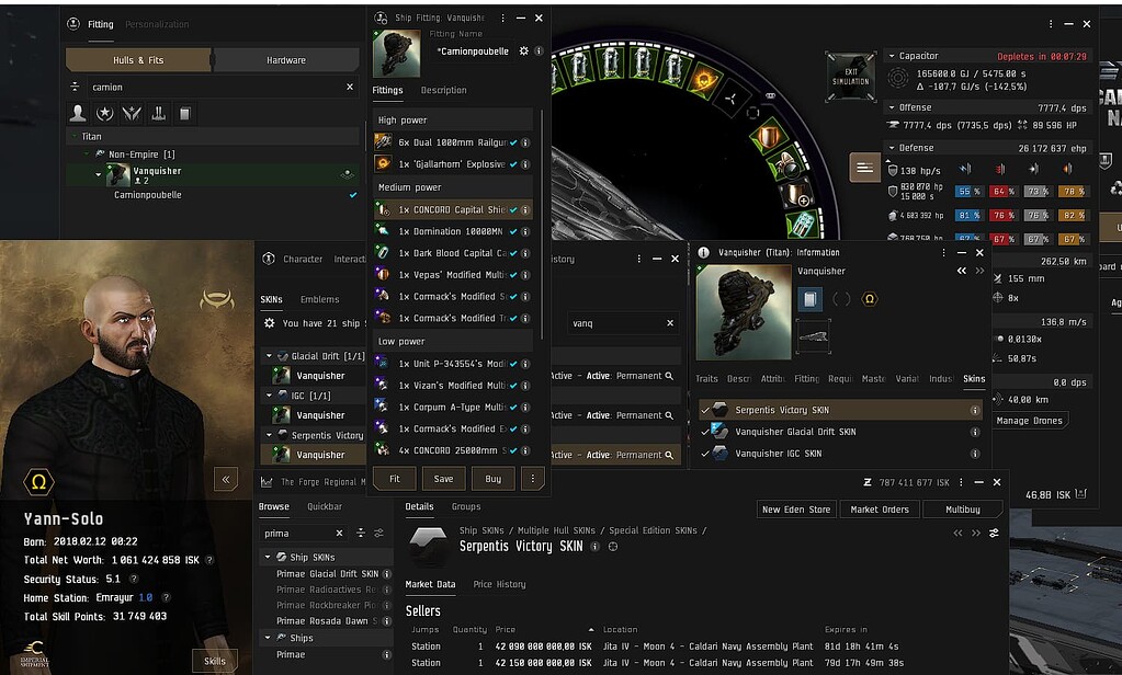 WTS 31M SP Pilote Nyx and titan Vanquisher-Erebus-Ragnarok- - Character ...