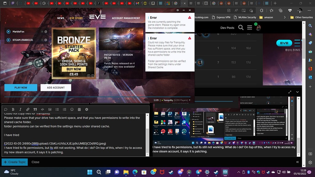 How to access shared cache - EVE Launcher - EVE Online Forums