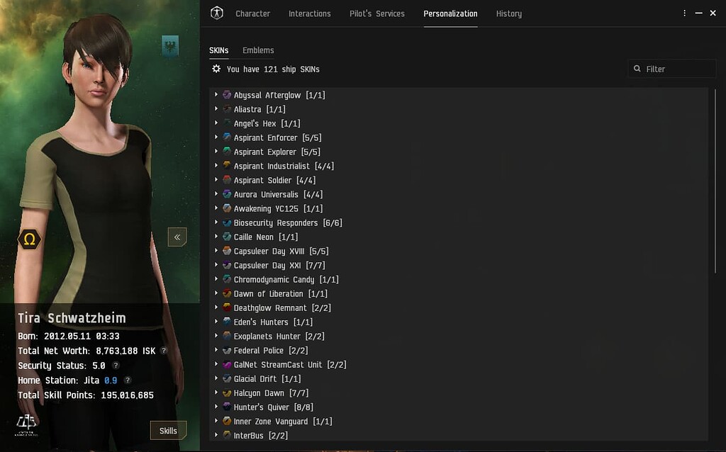 (sold) WTS 195m SP PVP/PVE/JF Nyx/Hel/FAX/Naglfar/Ark/Marauder/Blops - Character Bazaar - EVE ...