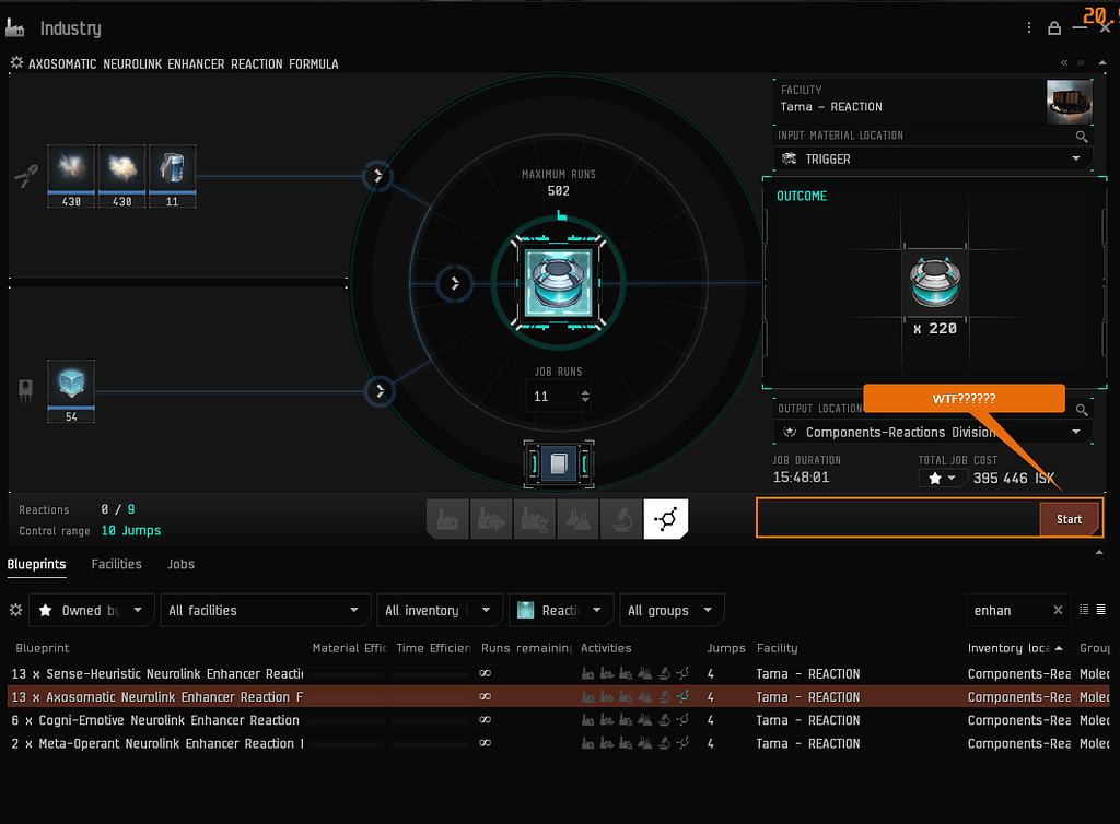 Industry window + Photon UI - Photon UI - EVE Online Forums