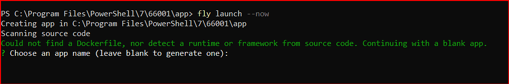 Could Not Find A Dockerfile Nor Detect A Runtime Or Framework From Source Code Continuing With
