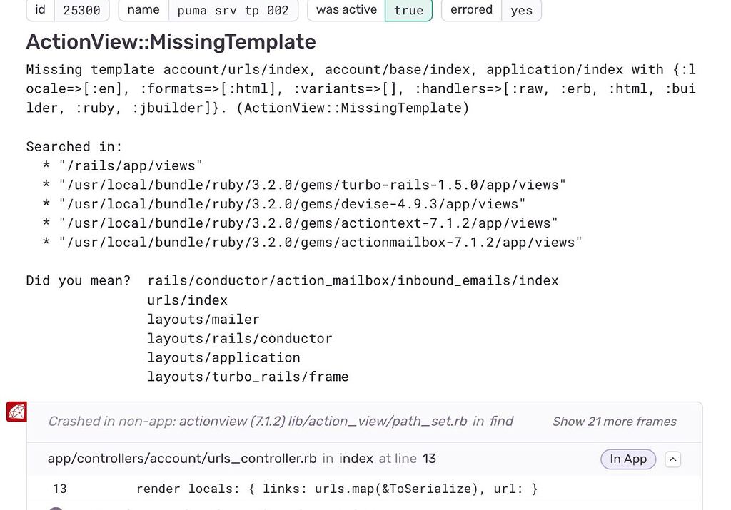 ActionView::MissingTemplate - Questions / Help - Fly.io