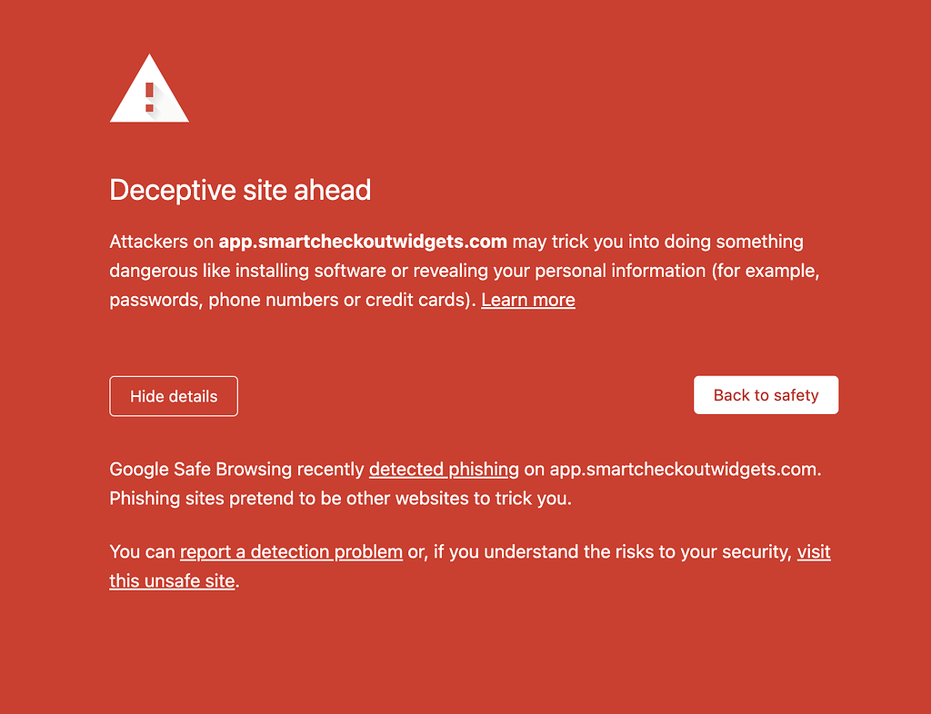 Detected Fishing error - Fly.io