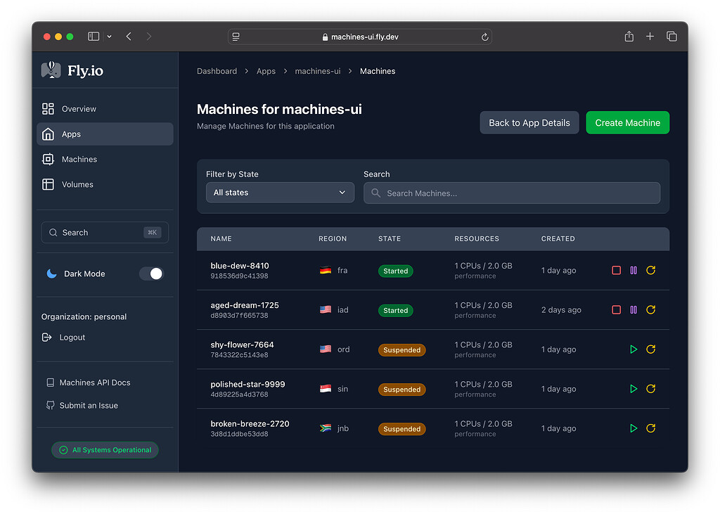 An alternative, open-source Fly.io dashboard - Show & Tell - Fly.io