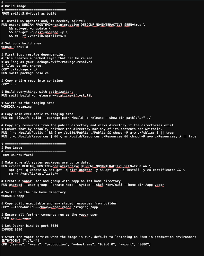 Unable to deploy docker application - Build debugging - Fly.io