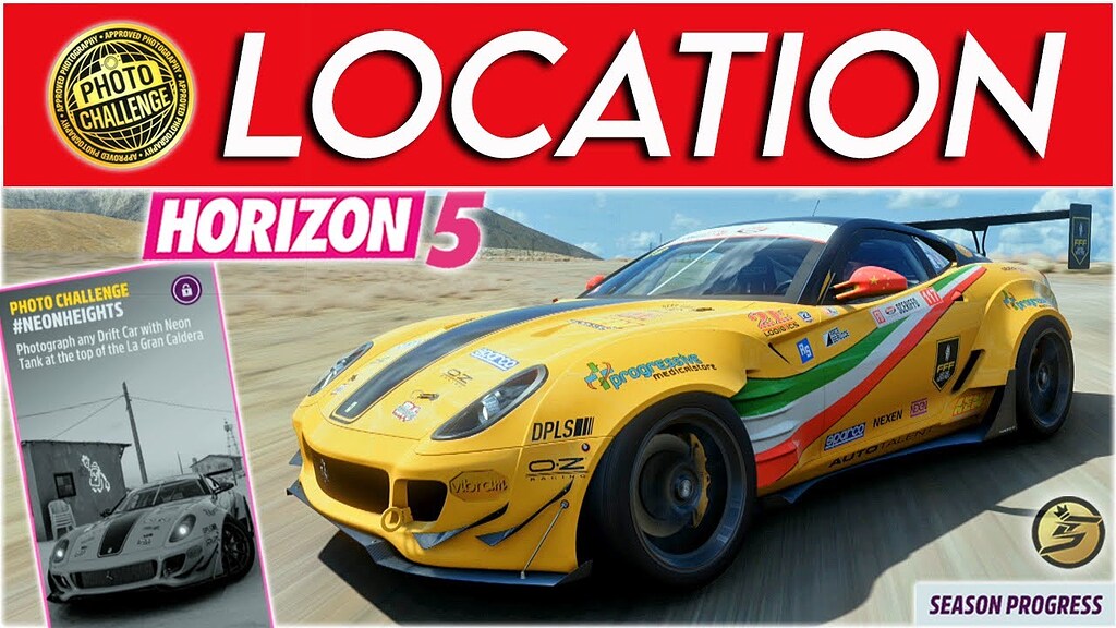 Neon Tank La Gran Caldera FH5 Location Guide (Winter) - FH5 Discussion ...