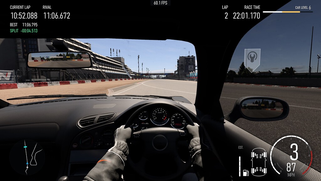 Cars - Mazda RX-7 '97 - No fender in the cockpit view. (1745009) - FM ...