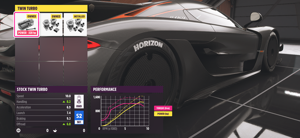 Jesko-upgrade-menu - Menus & Interface - Official Forza Community Forums