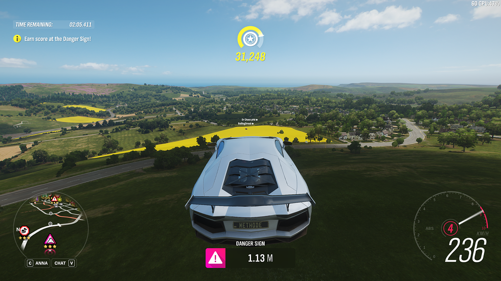 Danger sign on top of the hill doesn't always work properly - FH4 ...