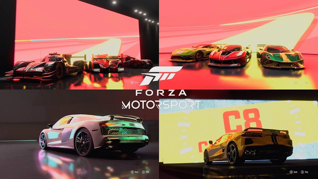ForzaVista - cars linked with intro clips from career mode - Menus ...