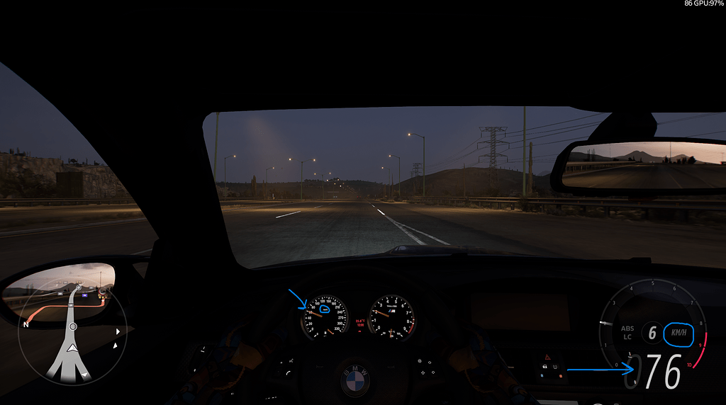 Cars - BMW M3 E92 '02 - speedometer reading different between cockpit ...