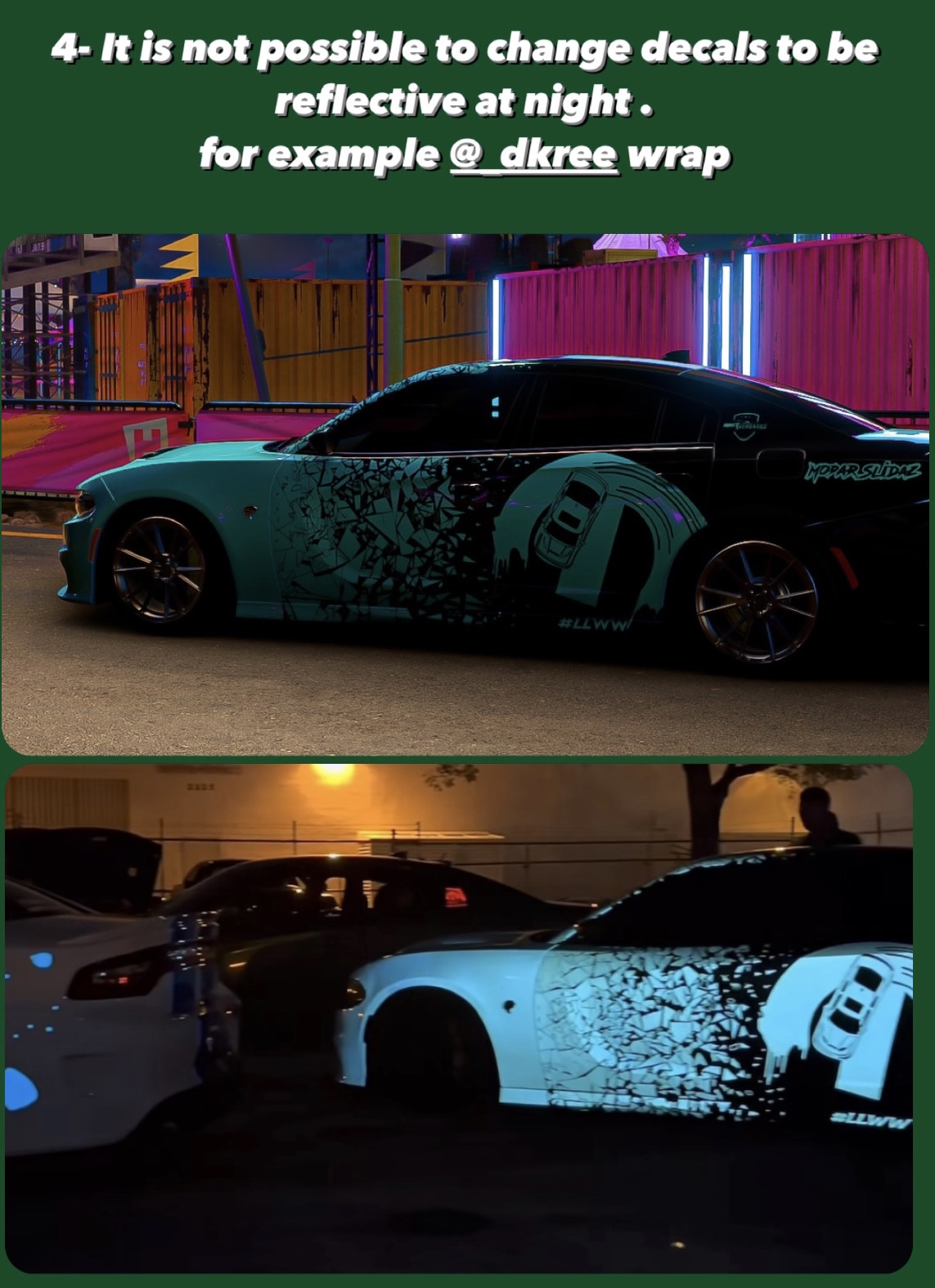 Reflective decals Creative Personalization Official Forza Community Forums