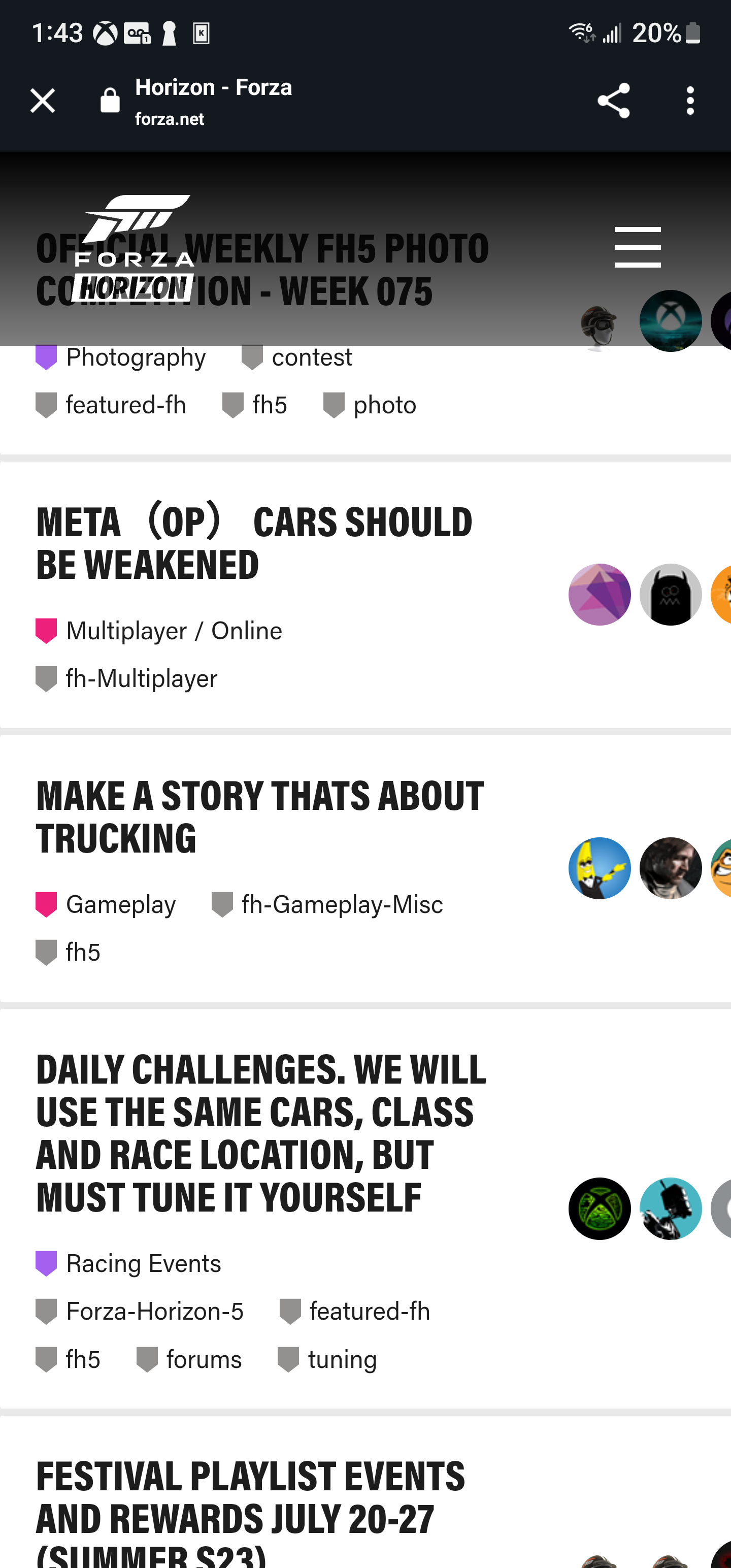 Forza Rivals Challenges - #673 by CRW209 - Meet & Recruit - Official ...