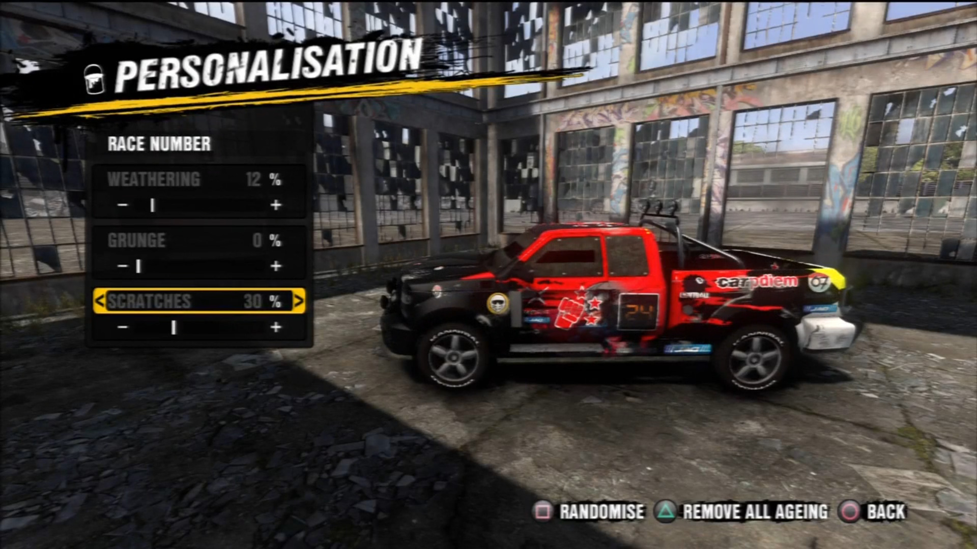 Permanent custom damage attached to your car's livery - Car Features ...