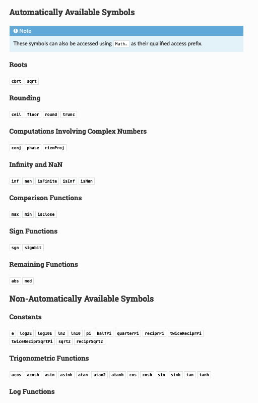 [Chapel Merge] Include AutoMath symbols in Math docs - Commits - Chapel Programming Language