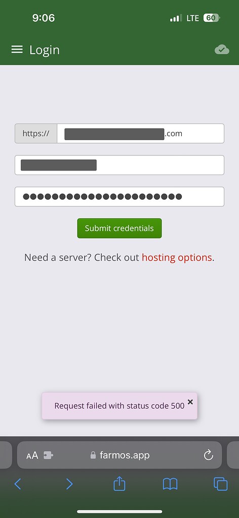 Field Kit Login Issue - Field Kit - farmOS Field Kit Login Issue - Field Kit - farmOS