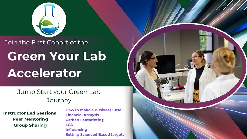 🌟 **Announcing the First Cohort of the Green Your Lab Accelerator ...