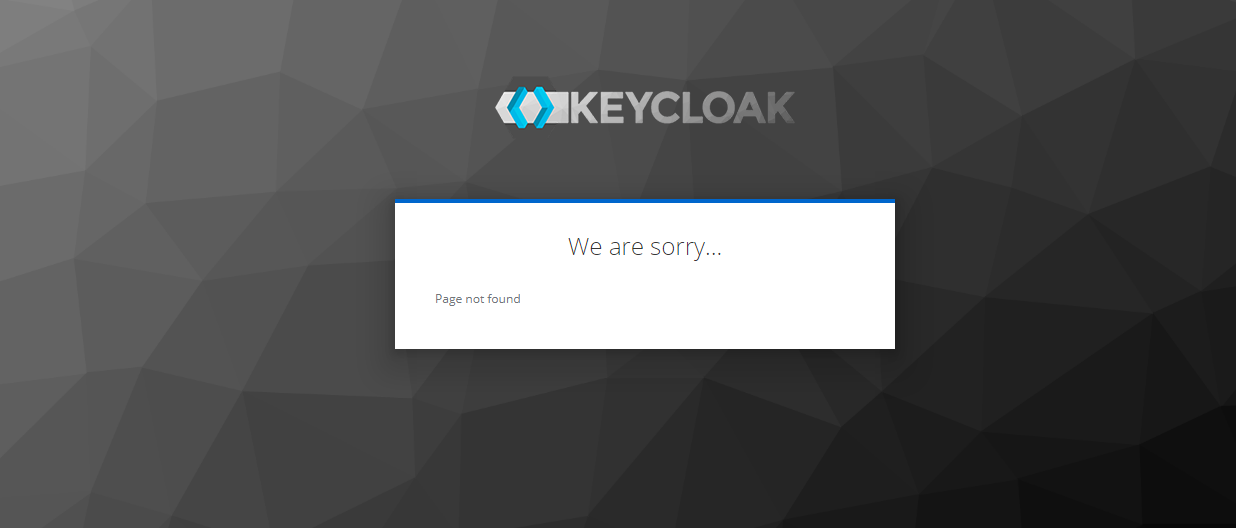 Keycloak 2304 Results In Page Not Found” Configuring The Server Keycloak