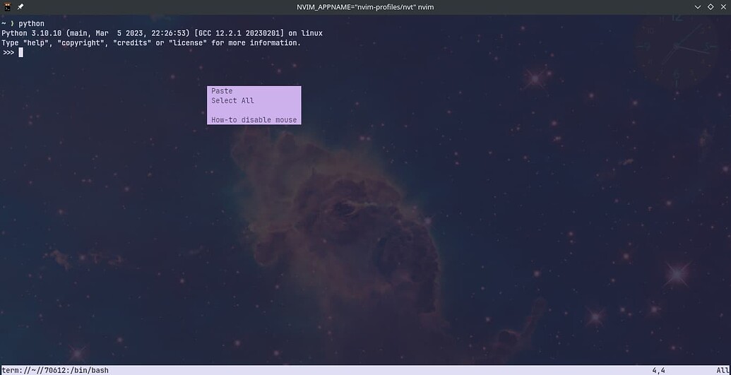 How Can I Enable The Mouse For The Programs I Run On The Terminal Neovim Discourse 
