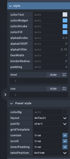Feature Reorder The Style Panel Usage Questions Community Open Stage Control 