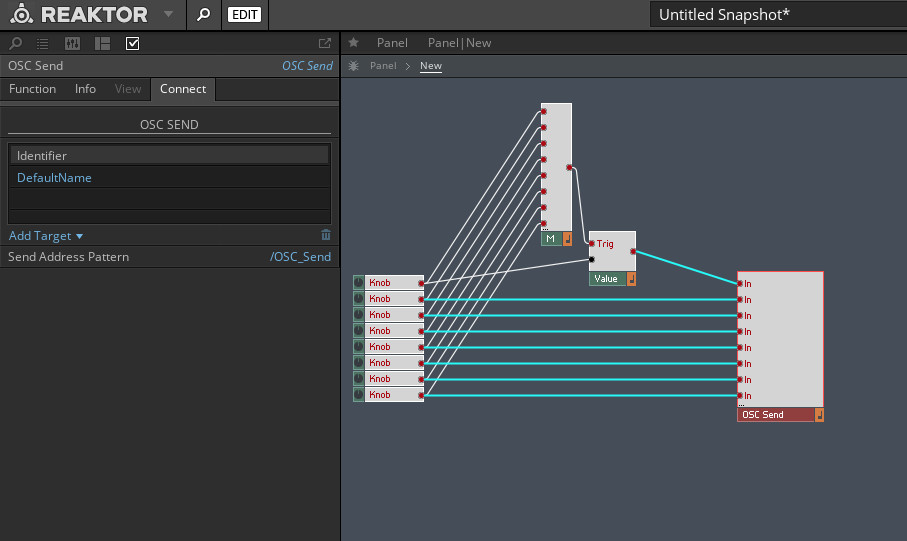 Receiving Osc Array From Reaktor Usage Questions Community Open Stage Control