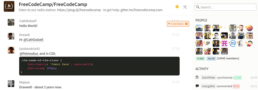What is Gitter? - Guide - The freeCodeCamp Forum