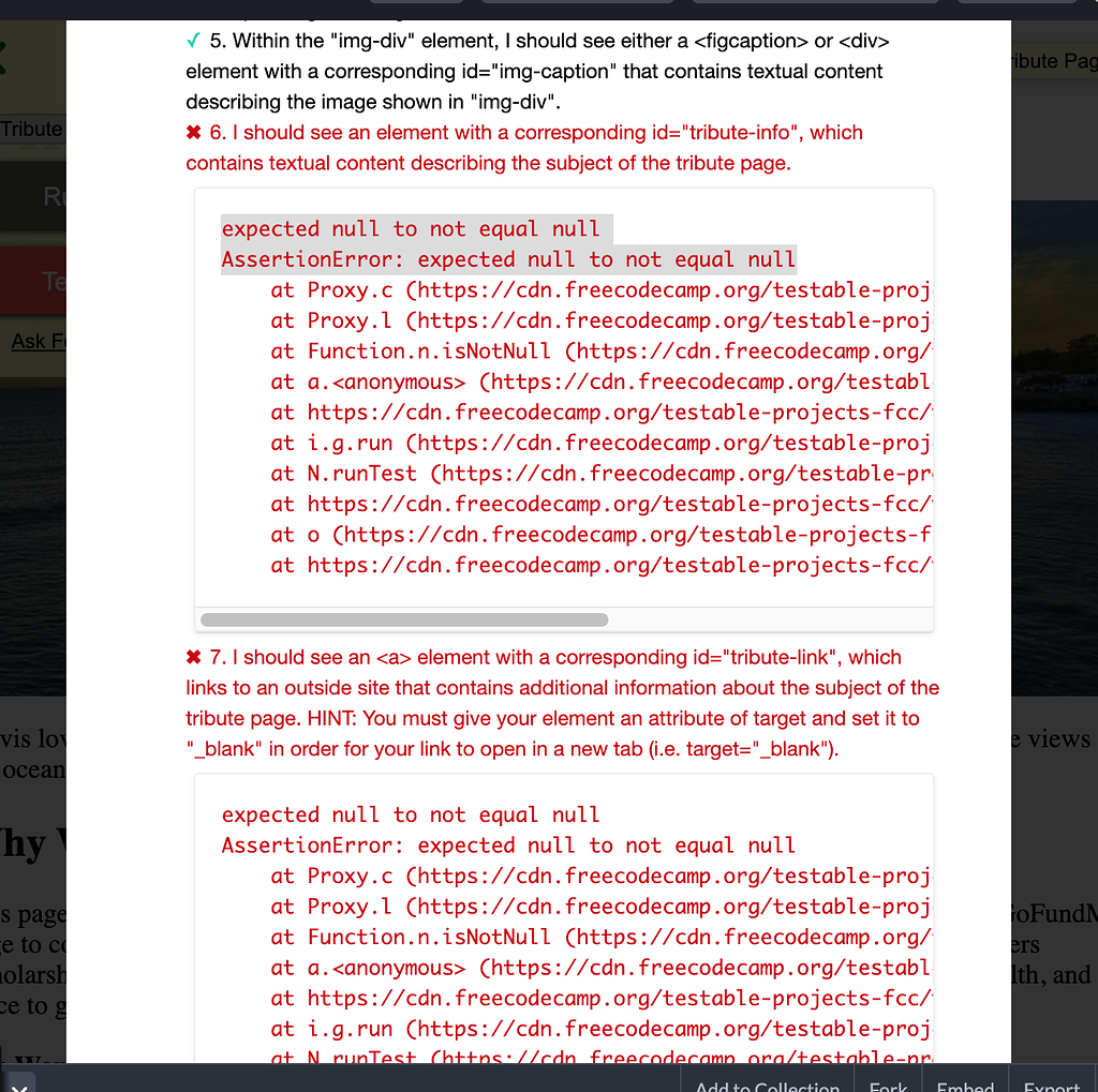Expected Null To Not Equal Null AssertionError Expected Null To Not 