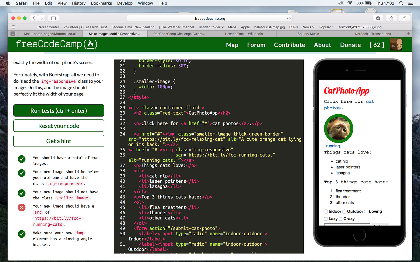 Freecodecamp Challenge Guide Make Images Mobile Responsive Guide The Freecodecamp Forum 