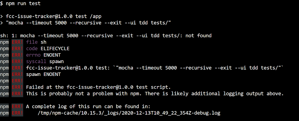 Issue Tracker Projects Functional Tests Not Passing Contributors The Freecodecamp Forum