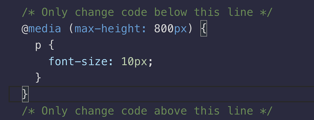 Stuck on Responsive Web Design > Create Media Query Lesson - HTML-CSS - The freeCodeCamp Forum