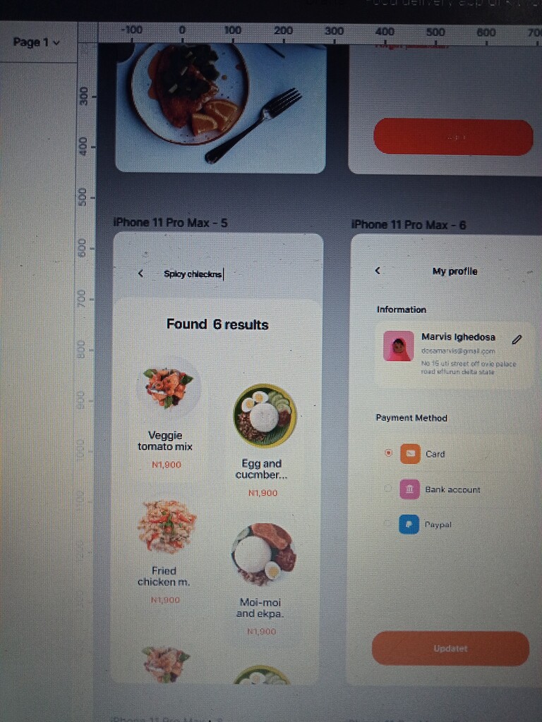 How can I achieve this design using display flex and one container for all items - HTML-CSS ...