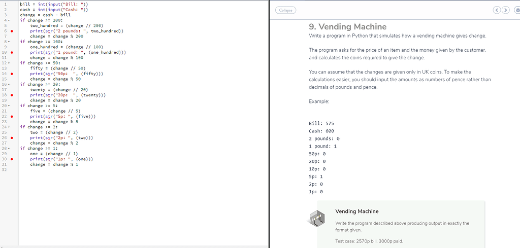 Help with the code. What am i doing wrong. (PYTHON) - The freeCodeCamp Forum