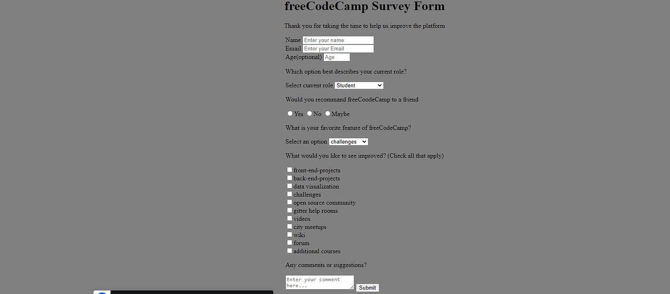 How To Vertically Align Form Inputs Html Css The Freecodecamp Forum