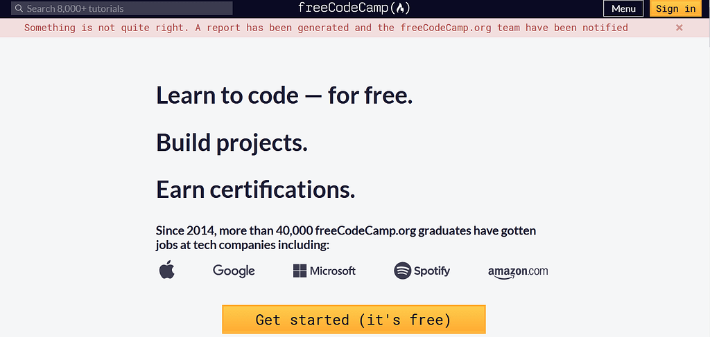 Unable to sign up to FreeCodeCamp - freeCodeCamp Support - The ...