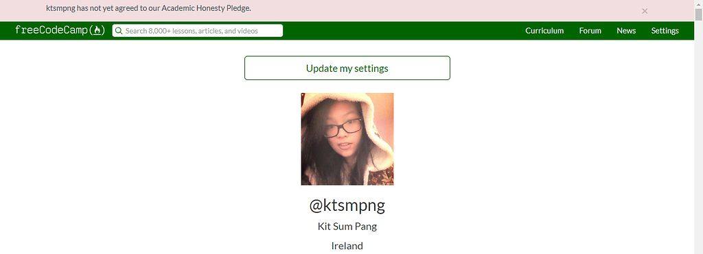 Unable To Claim Certificate Freecodecamp Support The Freecodecamp Forum