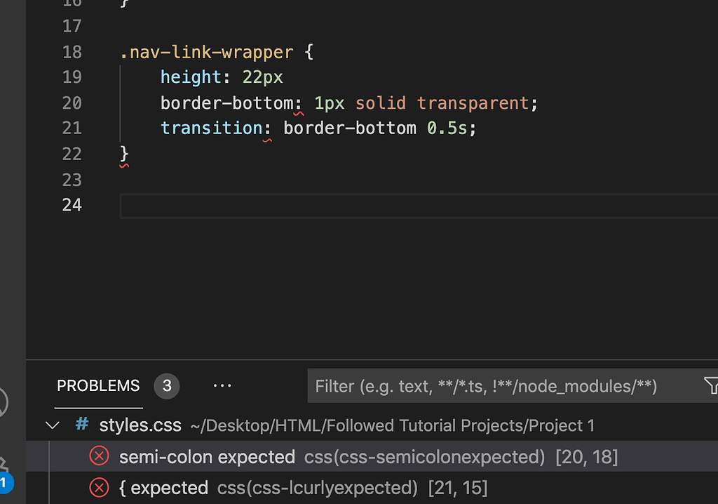 Why am I getting this error in my style sheet? - HTML-CSS - The freeCodeCamp Forum