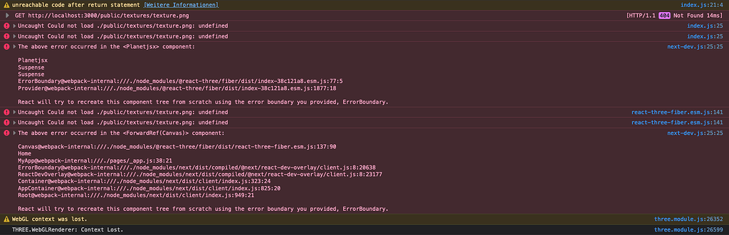 How to load a map (texture) with react three fibre? - JavaScript - The ...