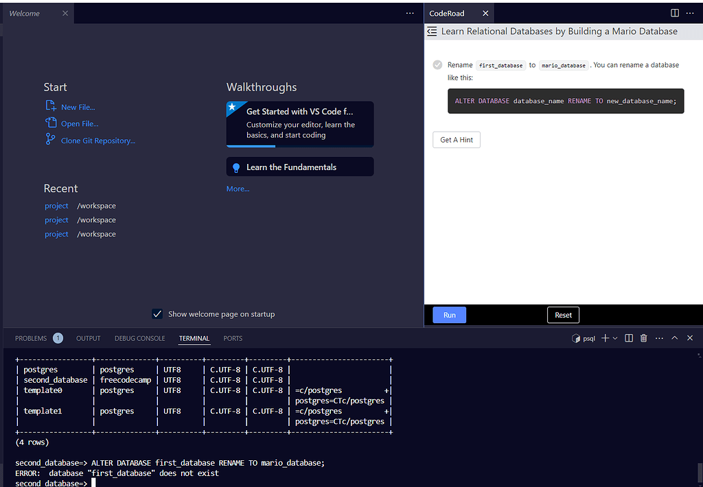 Learn Relational Databases by Building a Mario Database - Build a Mario Database - Backend ...