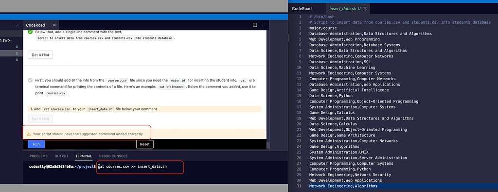 Unable to make progress while taking input from one file and writing into another file using ...