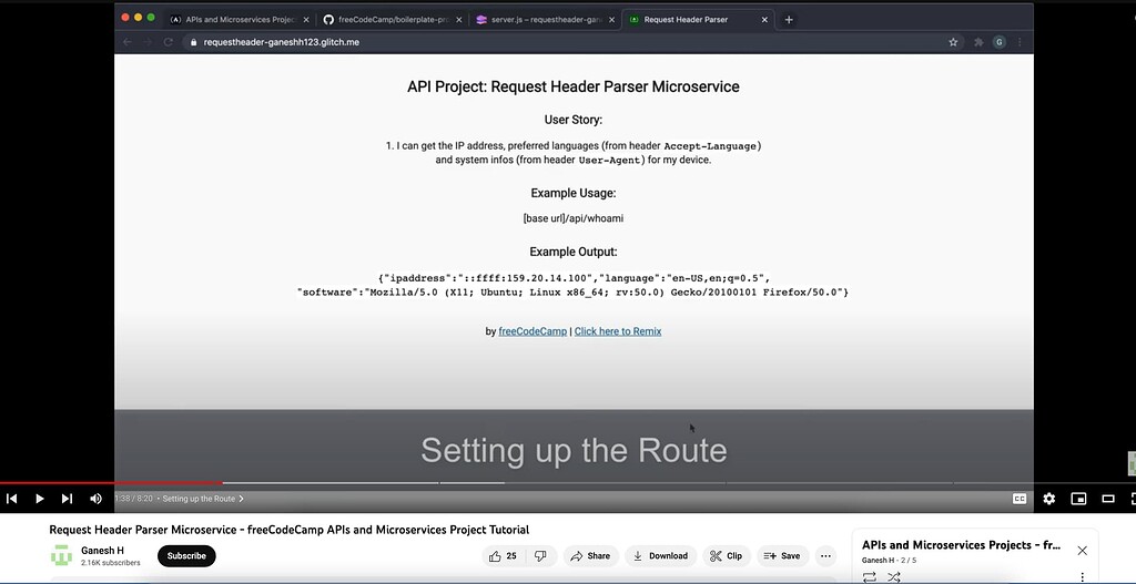 Instruction Missing From Back End Development And Apis Projects Request Header Parser