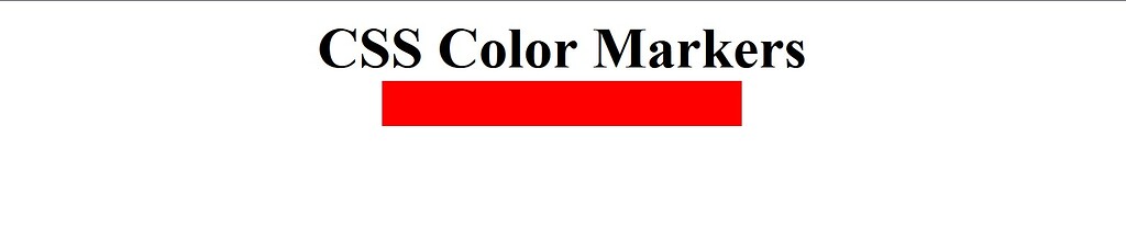 Unknown Space in Colored Markers Project - HTML-CSS - The freeCodeCamp ...