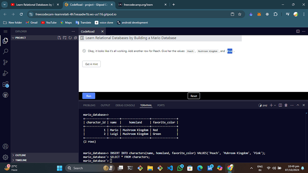 Relation database problem - Backend Development - The freeCodeCamp Forum