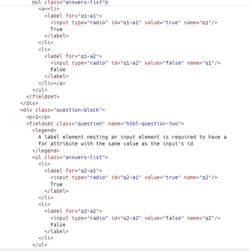Aprende accesibilidad construyendo un cuestionario - Paso 33 - HTML-CSS - The freeCodeCamp Forum