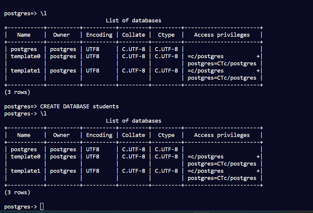 Learn SQL By Building A Student Database Part I - Backend Development - The freeCodeCamp Forum